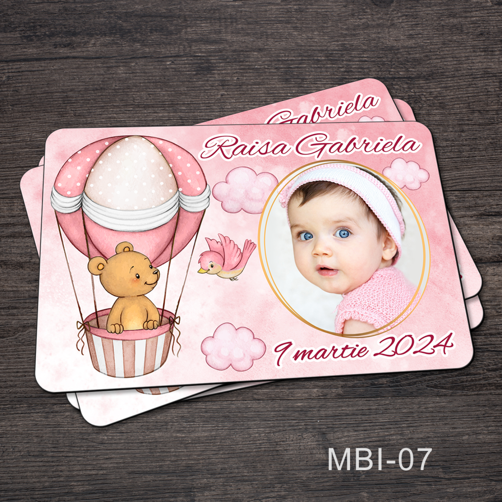 Magneti frigider - Magneti personalizati - Marturii botez magnetice